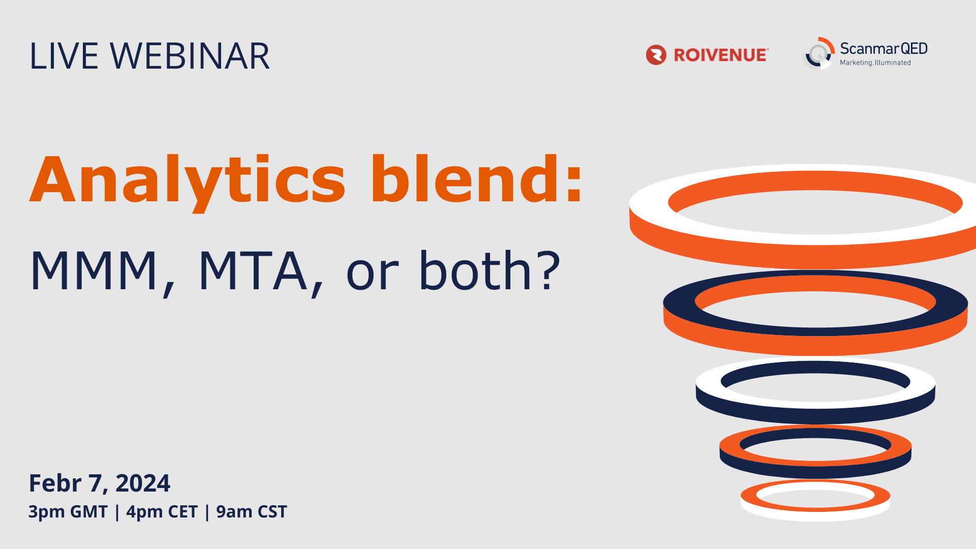 Webinar and panel discussion: MMM, MTA, or both?